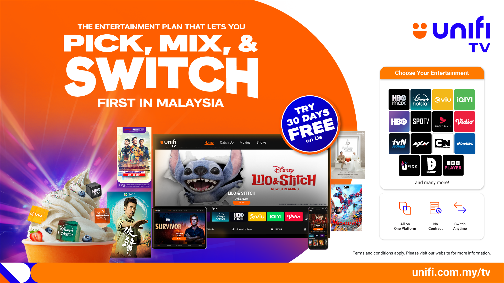 ENJOY 30 DAYS FREE WITH THE NEW UNIFI TV APP | Telekom Malaysia